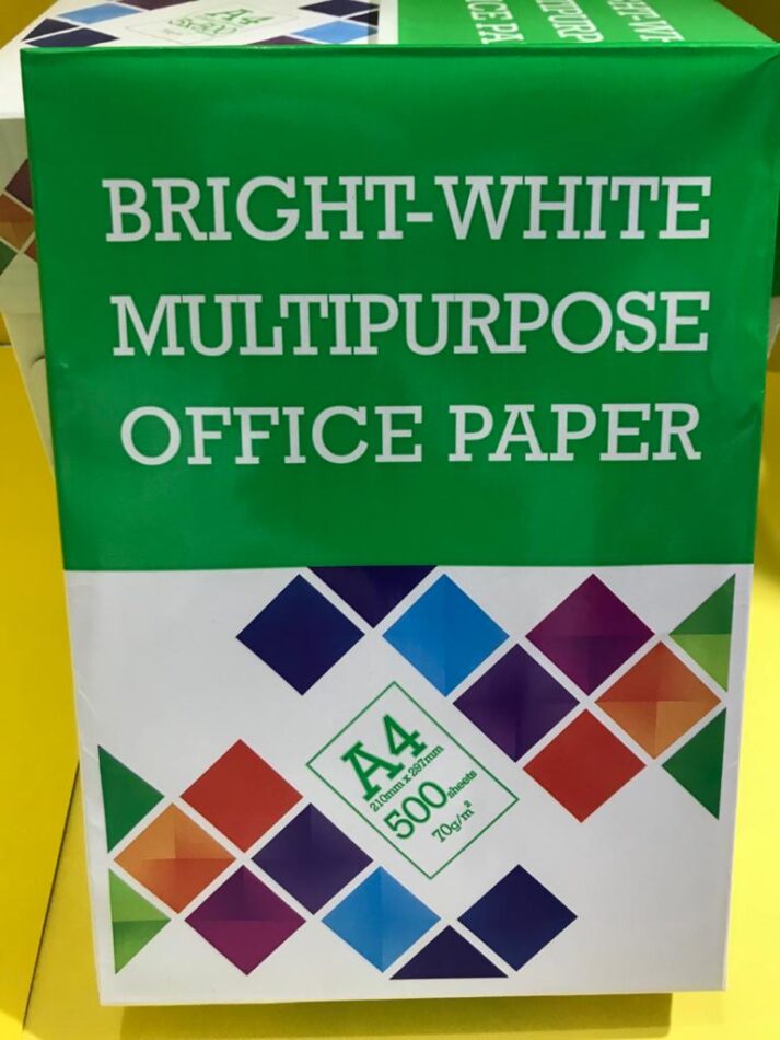 Bright-White Multipurpose Office Paper A4 70gm - Khawar Paper Mart